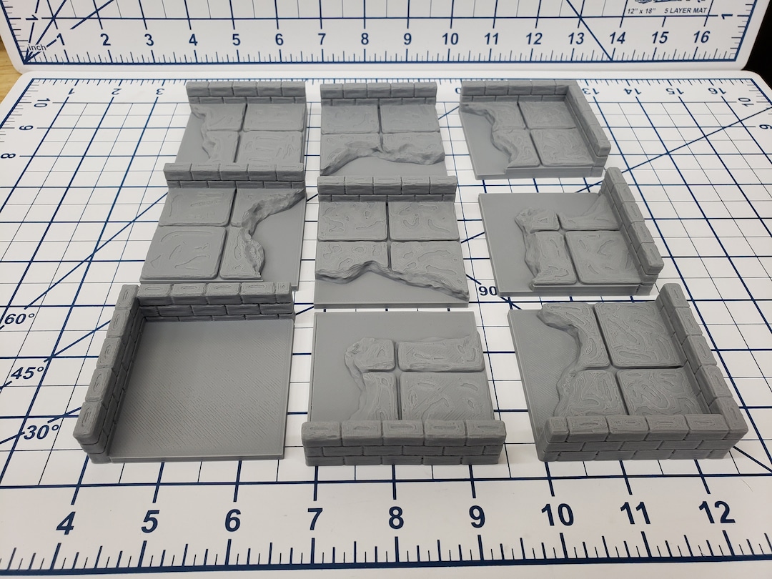 Water Wall Tiles - EC3D - DND - Pathfinder - Dungeons & Dragons - RPG ...