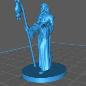 Human Wizard Mini - DND - Pathfinder - Dungeons & Dragons - RPG ...