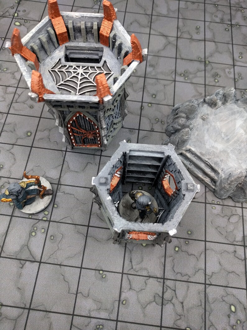 Openforge Dark Elf Sentry Tower Tabletop DND Pathfinder - Etsy