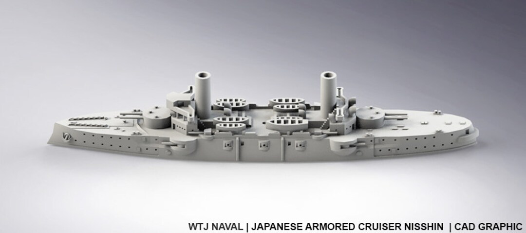 Nisshin - Pre Dreadnought Era - Wargaming - Naval Miniature - Tabletop ...