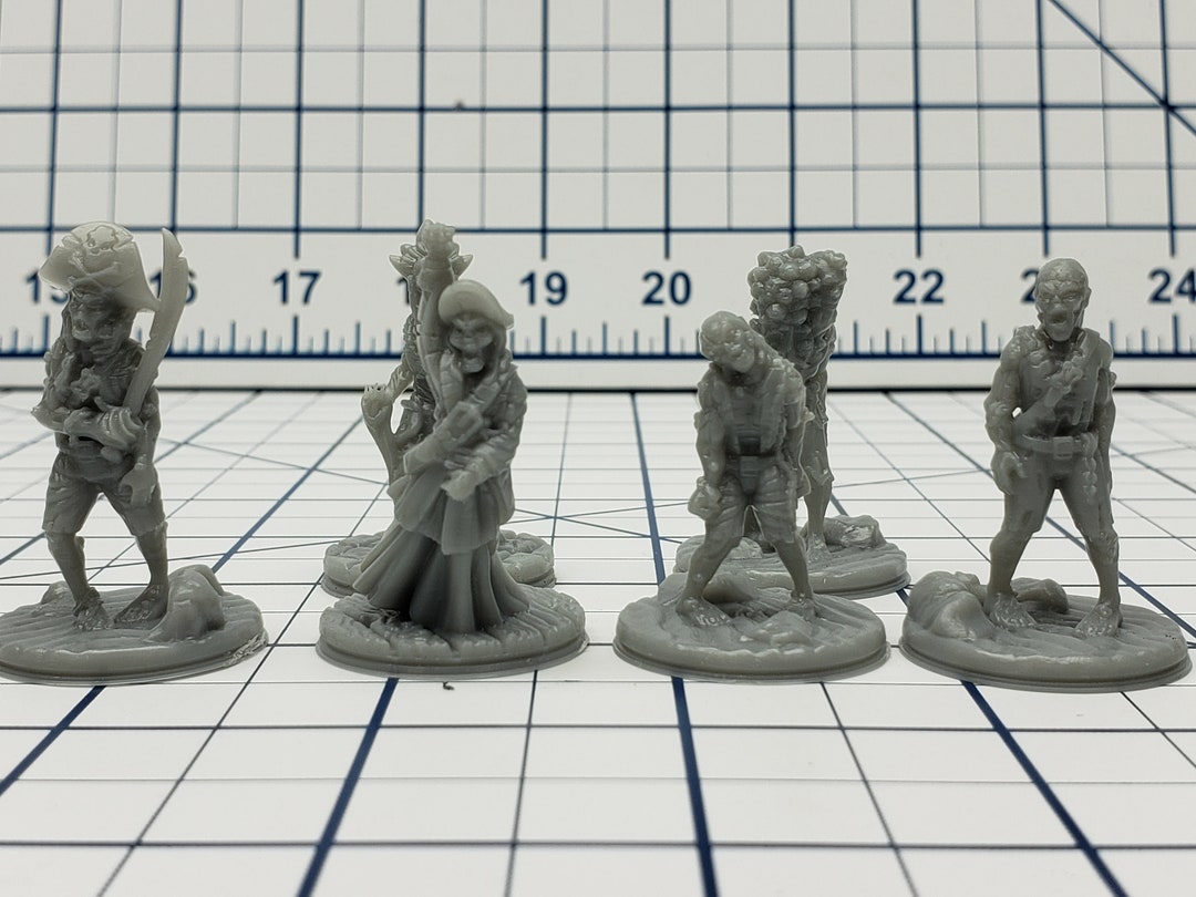 Undead Minis - Savage Atoll - Hero's Hoard - DND - Pathfinder ...