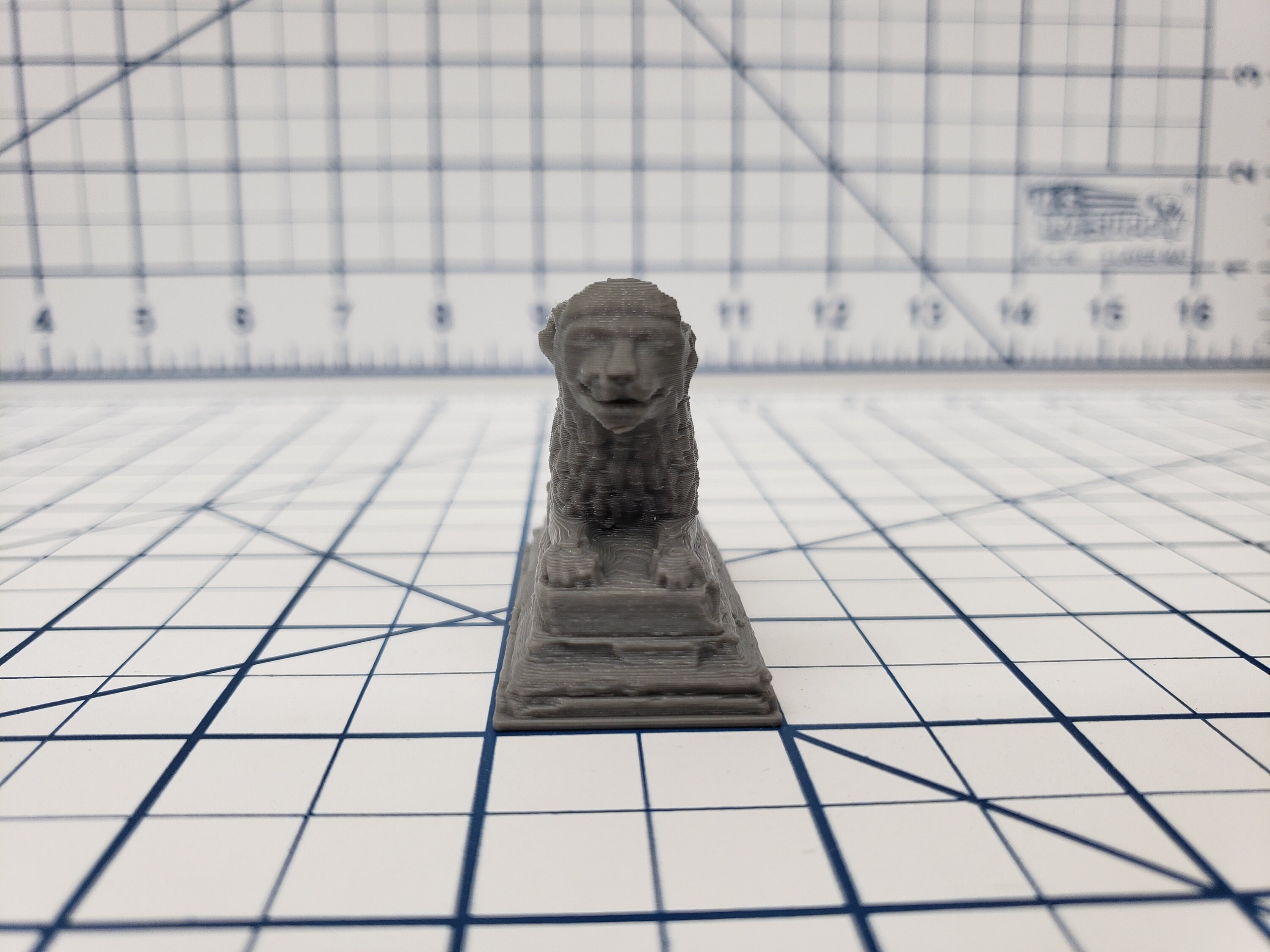 Lion Statue - Openforge - DND - Pathfinder - RPG - Dungeon & Dragons ...