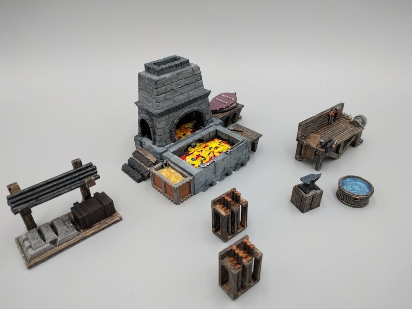 Blacksmith Forge and Workshop Set Hero's Hoard DND - Etsy