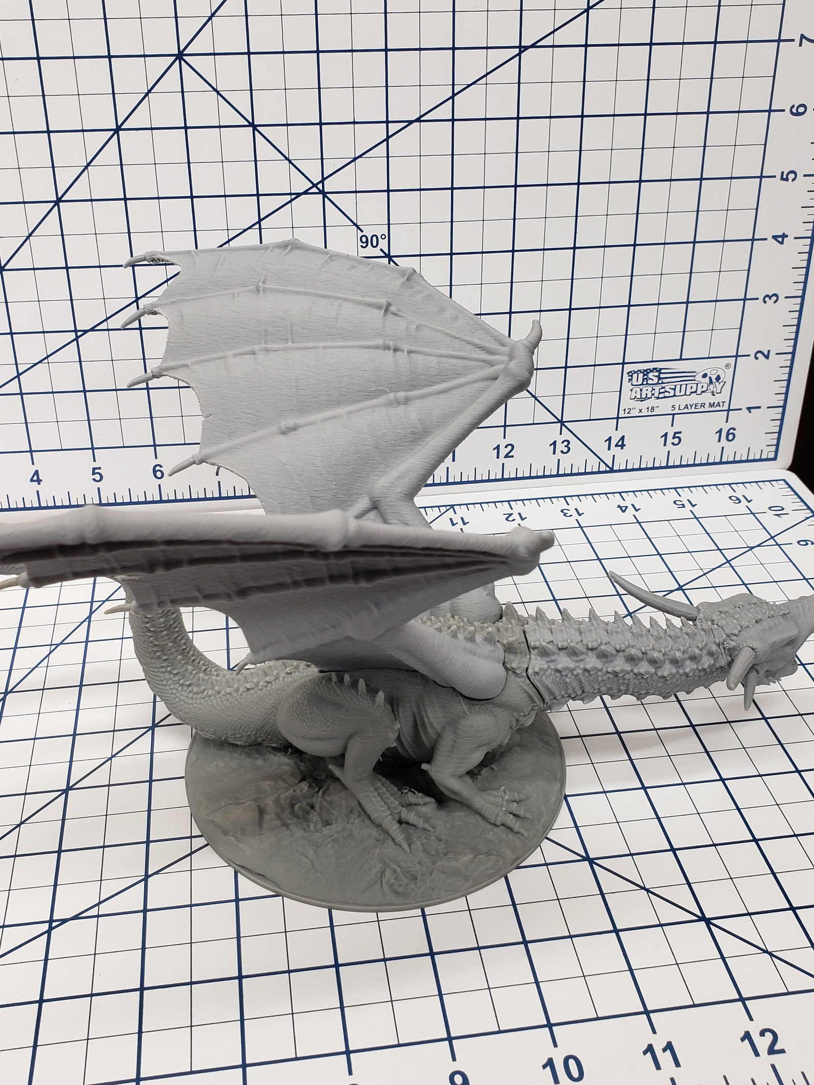 Great Dragon Miniature - DND - Pathfinder - RPG - Dungeon & Dragons ...