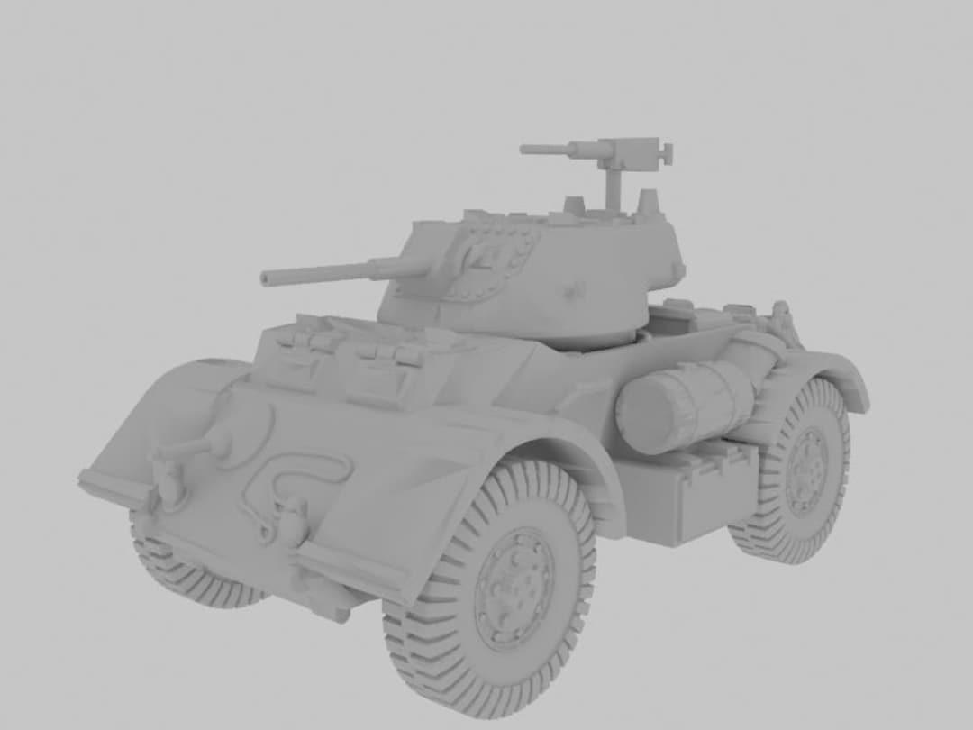 Staghound T17 E1 UK Army Bolt Action Wargame3d - Etsy