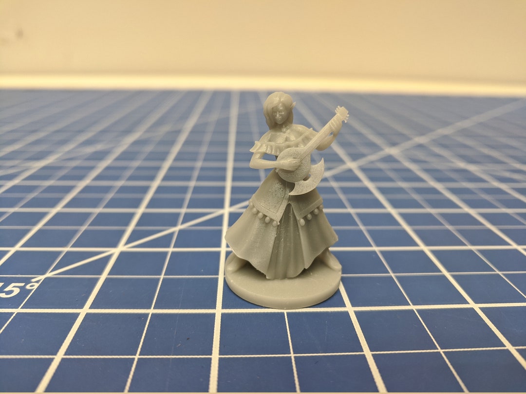 Elf Bard Mini - DND - Pathfinder - Dungeons & Dragons - RPG - Tabletop ...