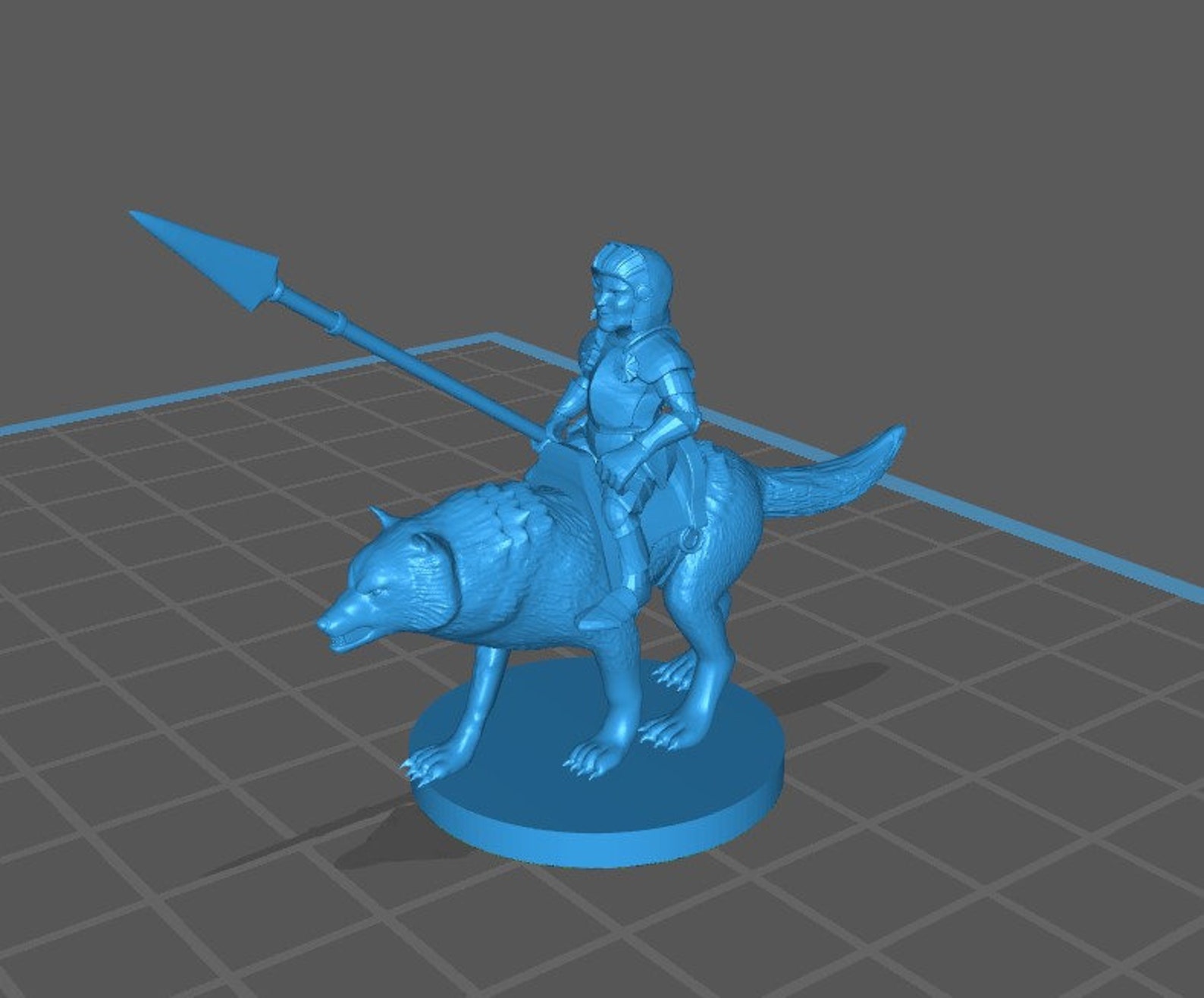 Halfling Cavalier Mini - DND - Pathfinder - Dungeons & Dragons - RPG ...