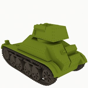 Vickers Light Tank Mark II - UK Army - 28mm Scale - Wargame3d - Etsy