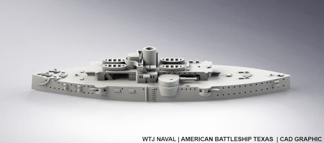 Texas - US Navy - Pre Dreadnought Era - Wargaming - Naval Miniature ...