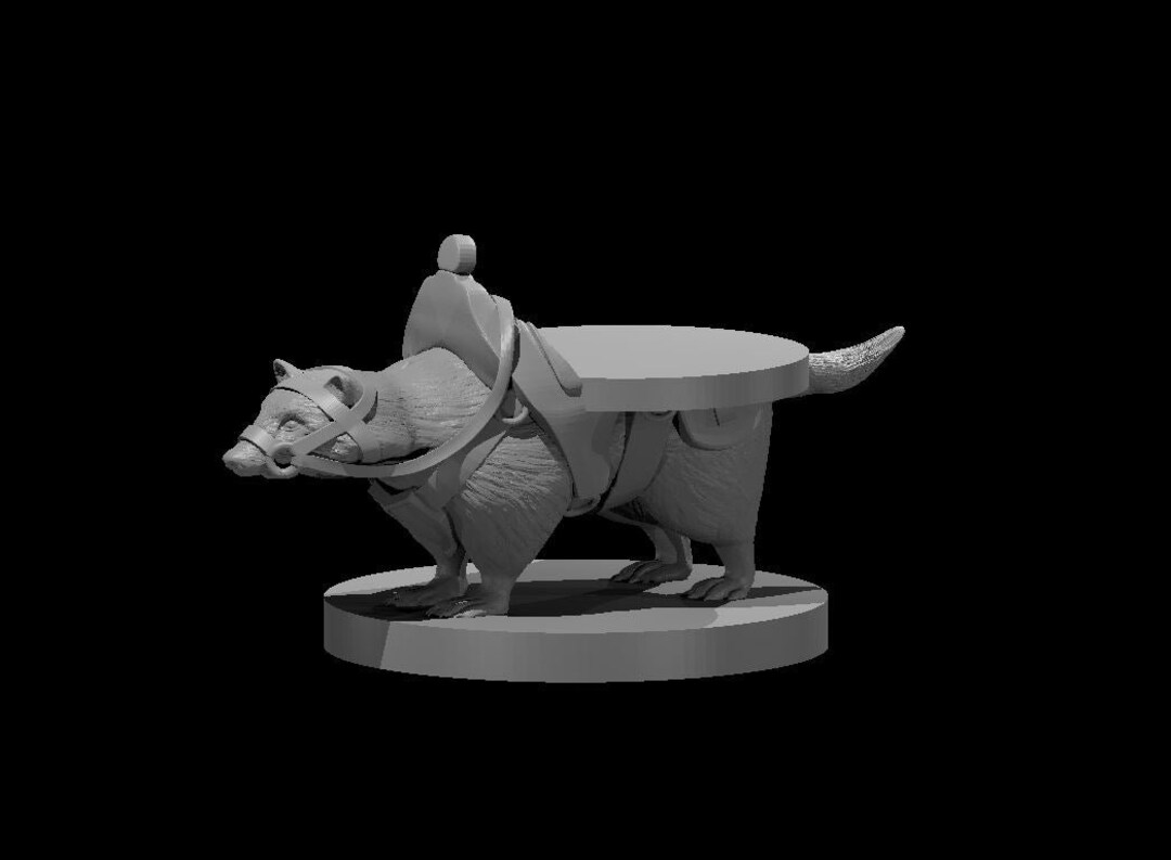 Giant Badger Mount - DND - Pathfinder - Dungeons & Dragons - RPG ...