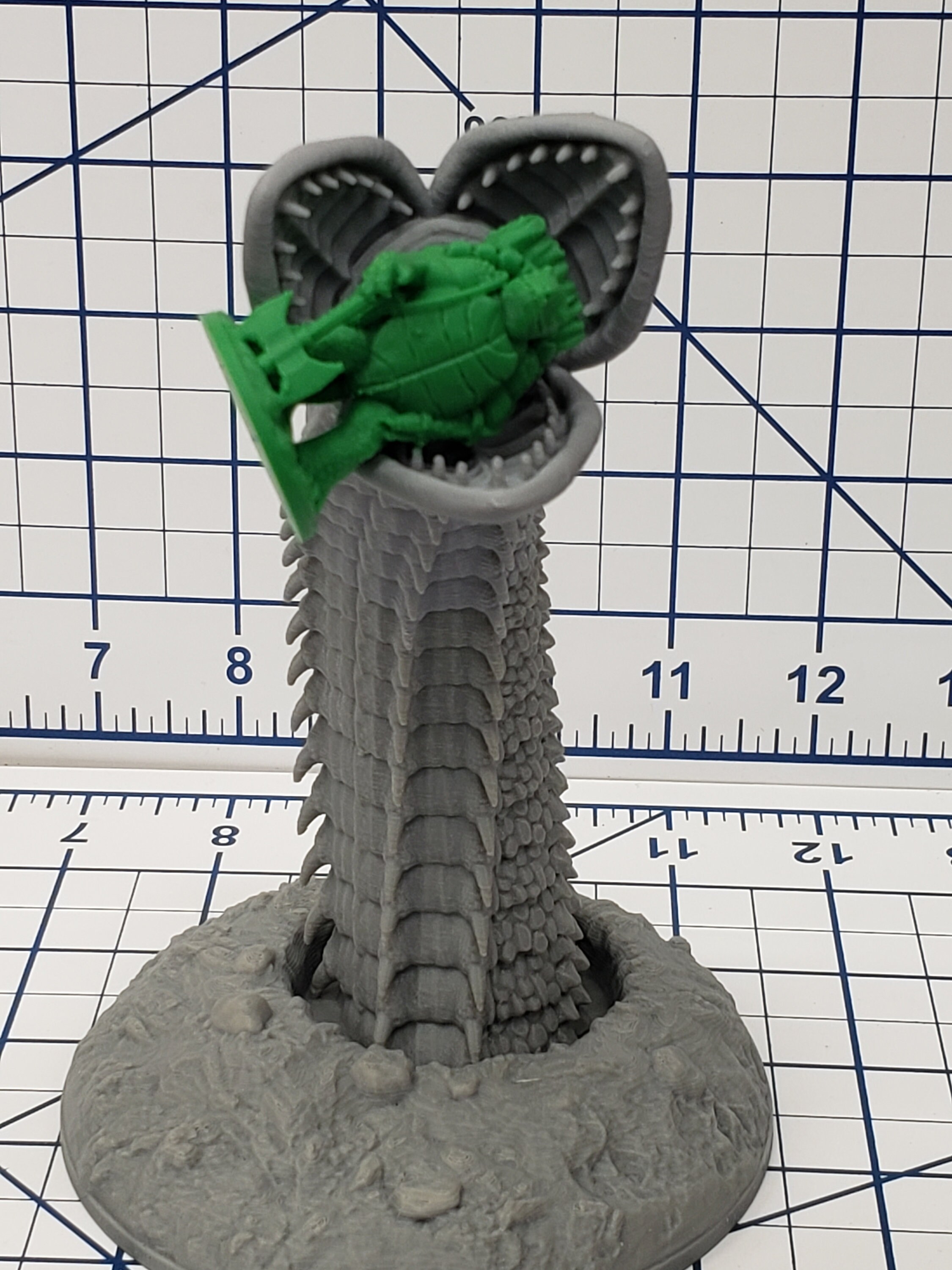 Giant Worm Miniature DND Pathfinder RPG Dungeon & - Etsy