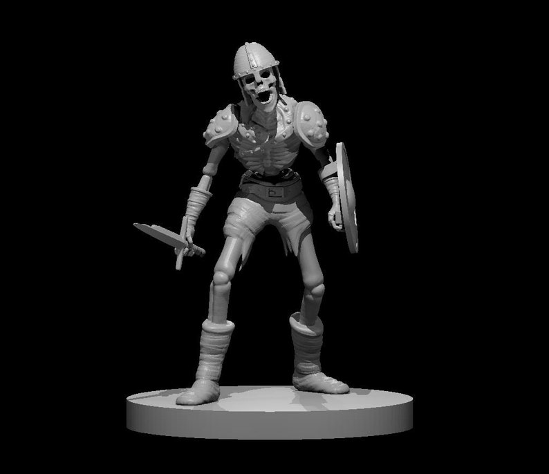 Skeleton Mini - DND - Pathfinder - Dungeons & Dragons - RPG - Tabletop ...