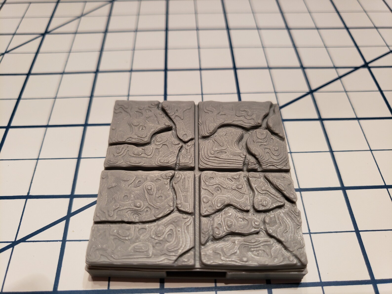 Rough Stone Floor Tiles Openforge Openlock DND - Etsy