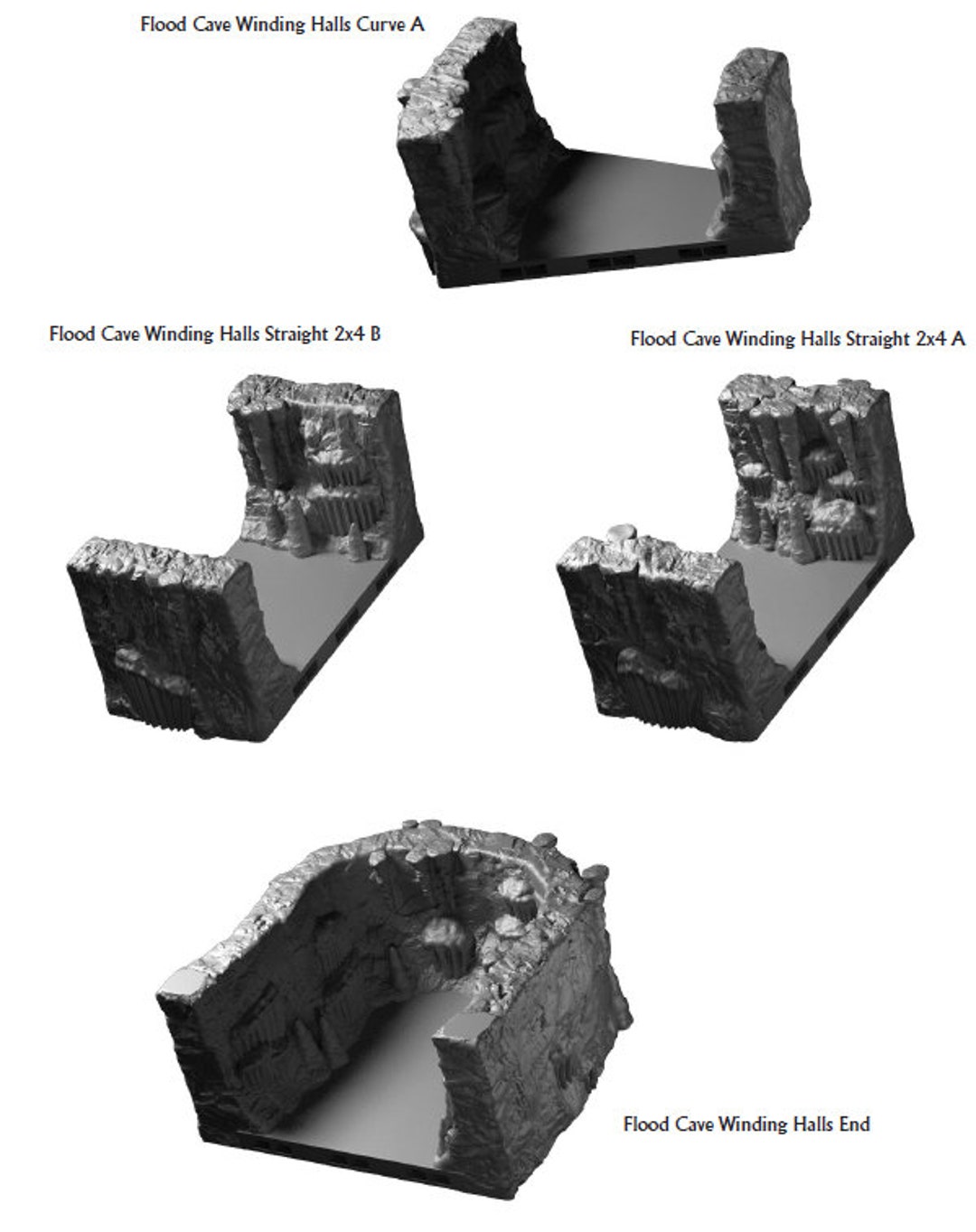 Flood Cave Winding Halls - 28 Mm / 1" - Dragonlock - DND - Pathfinder ...