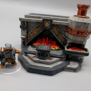 Dwarven Runeforge Openforge DND Pathfinder RPG Dungeon & Dragons - Etsy