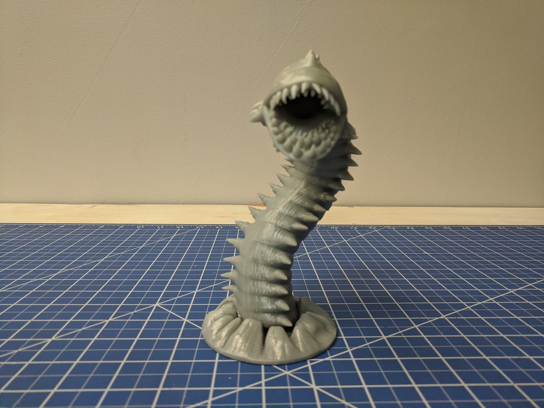 Purple Worm Mini - DND - Pathfinder - Dungeons & Dragons - RPG ...