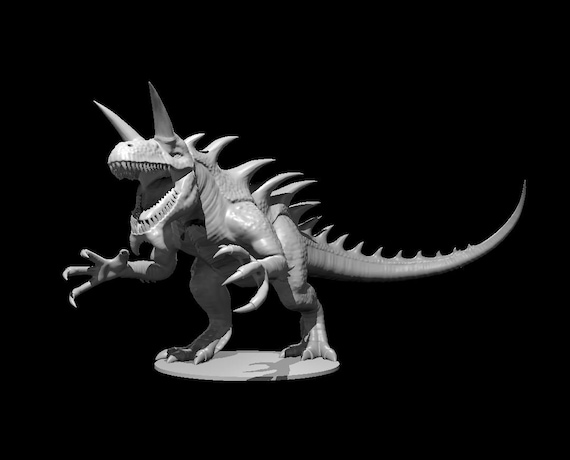 Tarrasque Mini DND Pathfinder Dungeons & Dragons RPG | Etsy