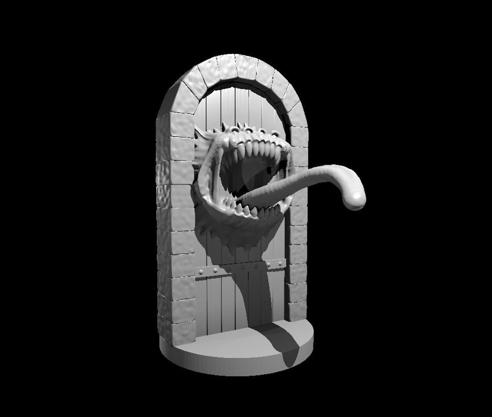 Door Mimic Mini - DND - Pathfinder - Dungeons & Dragons - RPG ...