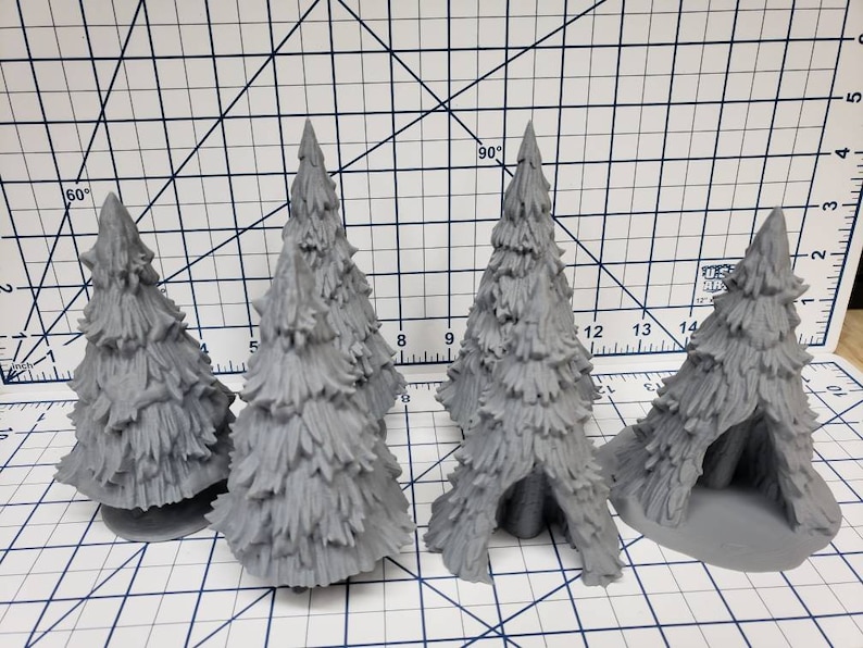 The Wilds of Wintertide Pine Trees - EC3D - DND - Pathfinder - Dungeons ...