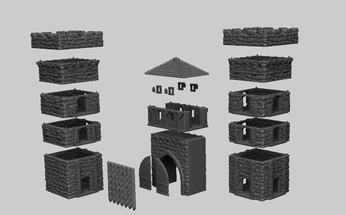 Gatehouse DND Dungeons & Dragons RPG Pathfinder - Etsy