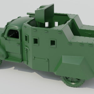 Dodge Tanake - French Army - Wargame3d- 28mm Scale - Etsy