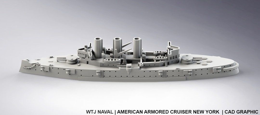 New York - US Navy - Pre Dreadnought Era - Wargaming - Naval Miniature ...