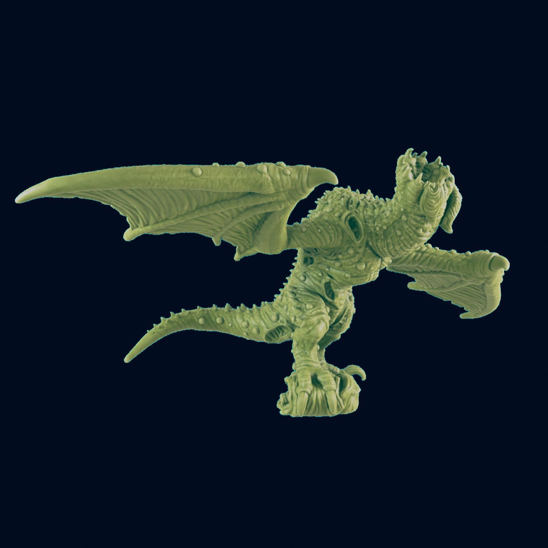 Irradiated Wyrm - Return to the Badlands - Mini - EC3D - Cyber Punk ...