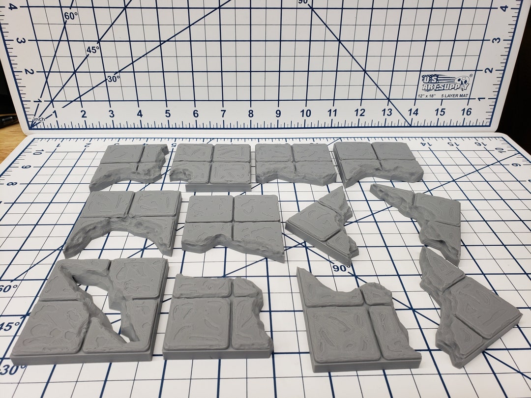 Chasm Floor Tiles - EC3D - DND - Pathfinder - Dungeons & Dragons - RPG ...