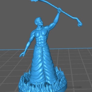 Human Wizard Mini - DND - Pathfinder - Dungeons & Dragons - RPG ...