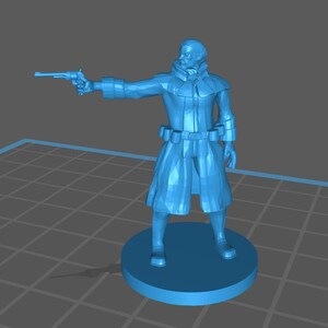 Human Gunslinger Mini - DND - Pathfinder - Dungeons & Dragons - RPG ...
