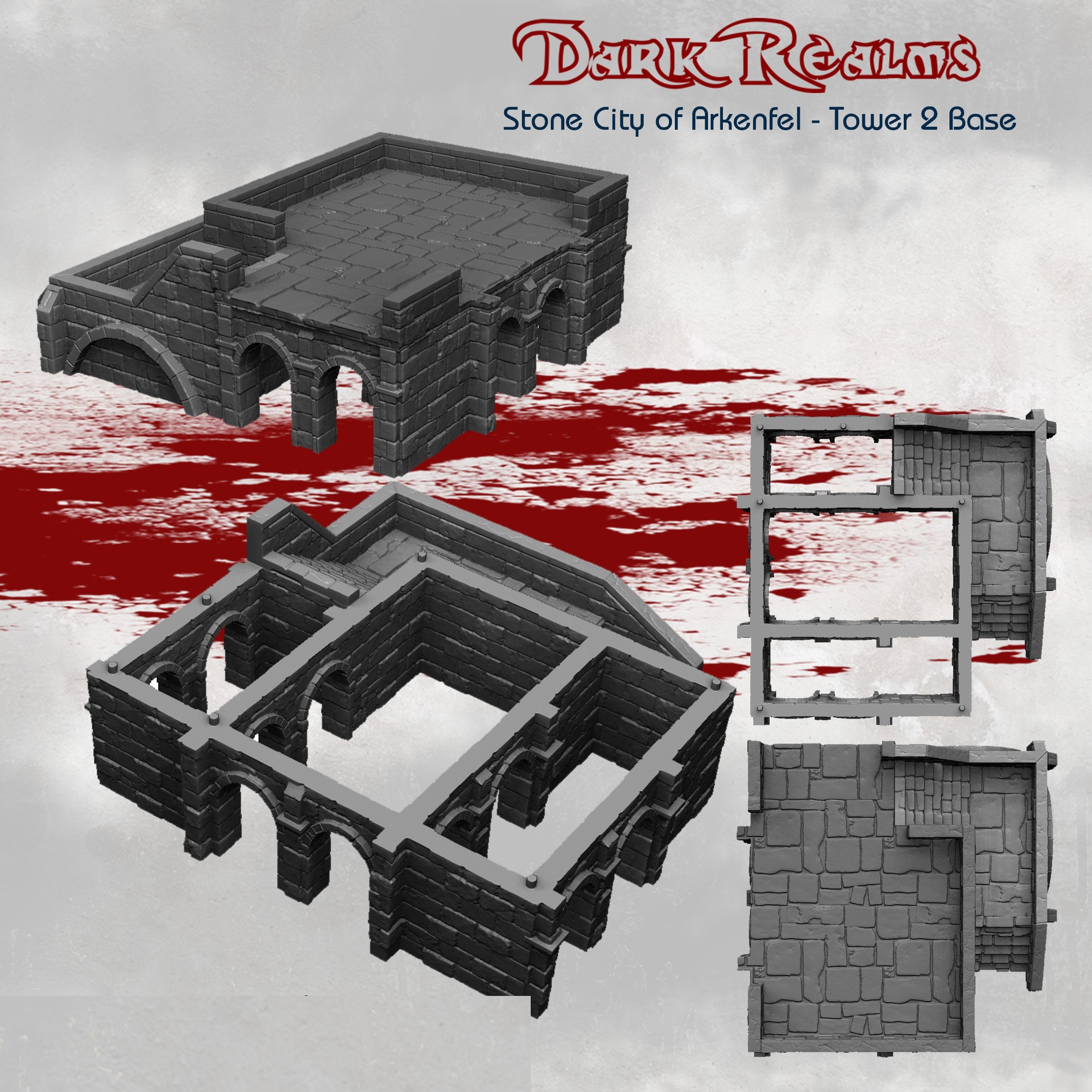 Tower Base - DND - Dungeons & Dragons - RPG - Pathfinder - Tabletop ...