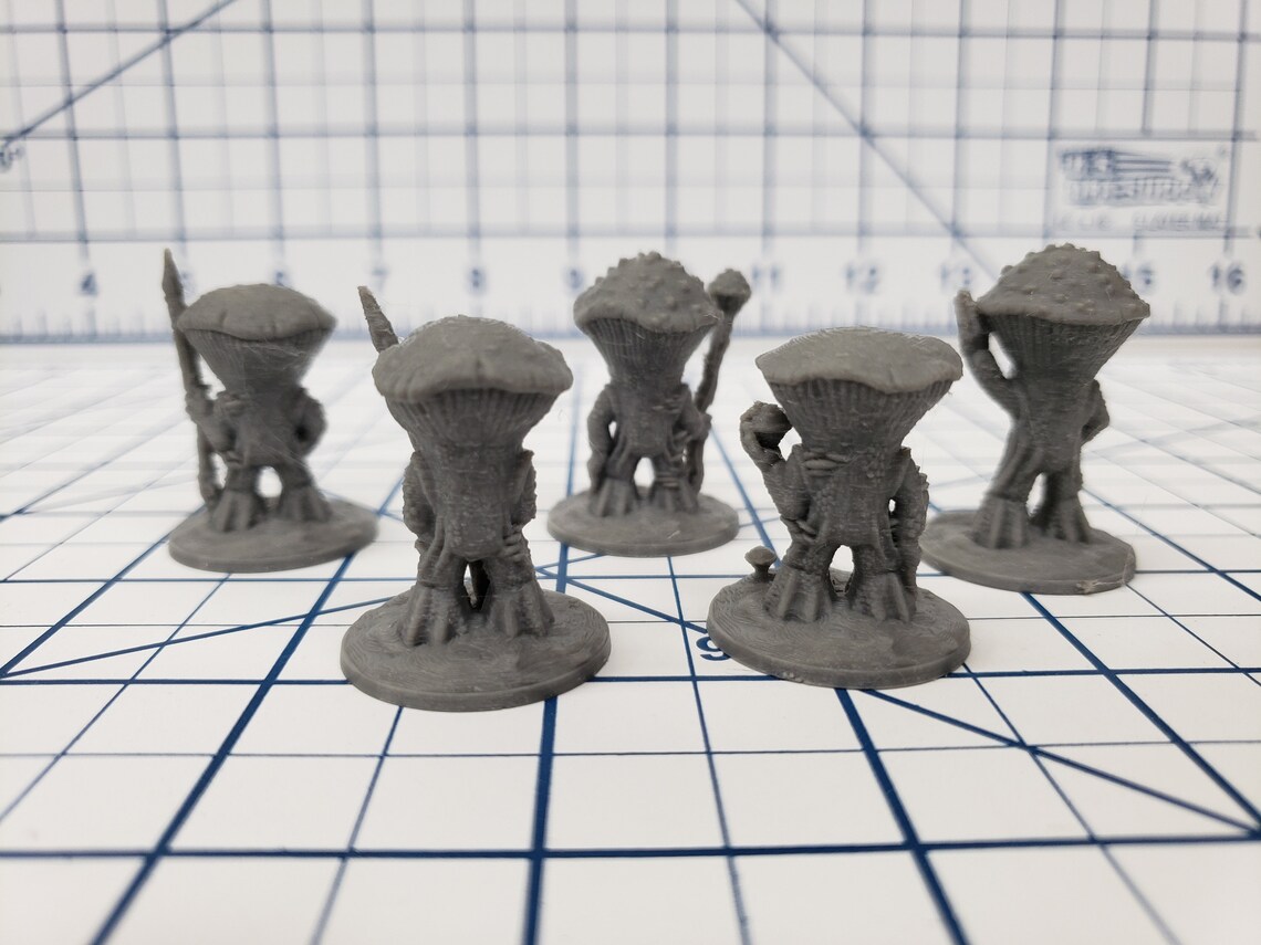Set of 5 Mushroomfolk DND Pathfinder RPG Dungeon & | Etsy