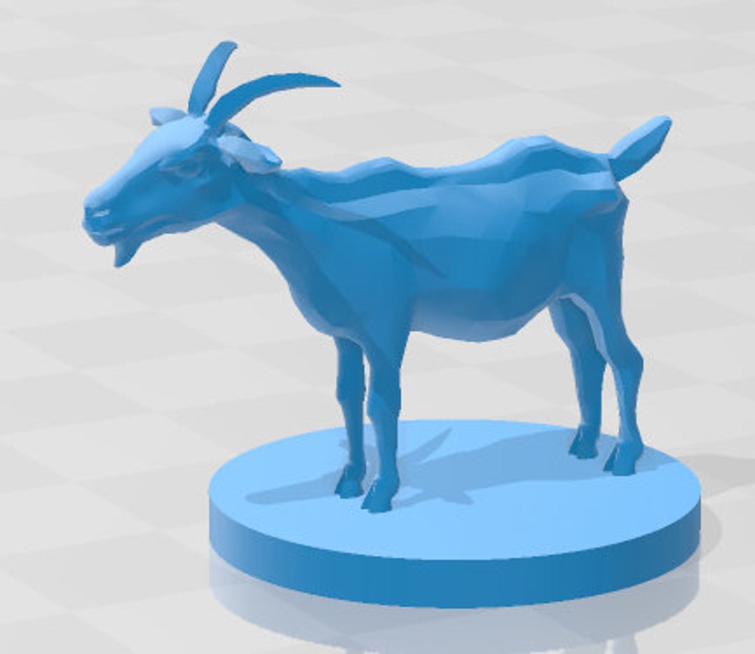 Goat Mini - DND - Pathfinder - Dungeons & Dragons - RPG - Tabletop ...