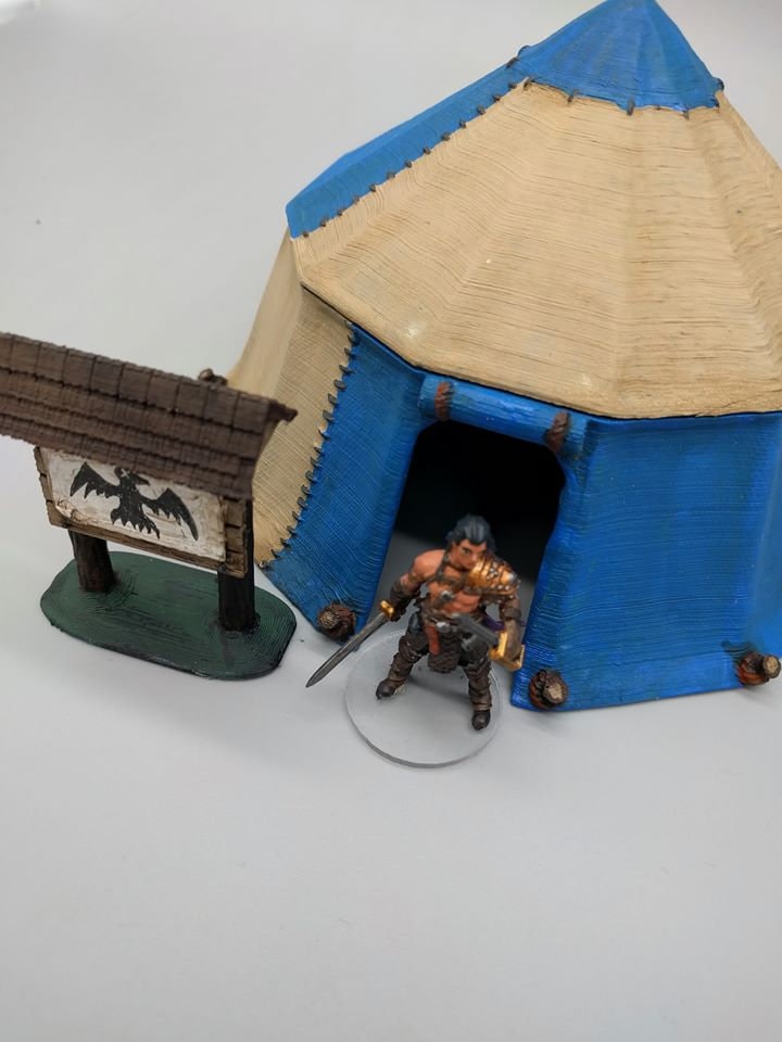 Pavilion Tent - Openforge - DND - Pathfinder - RPG - Dungeon & Dragons ...