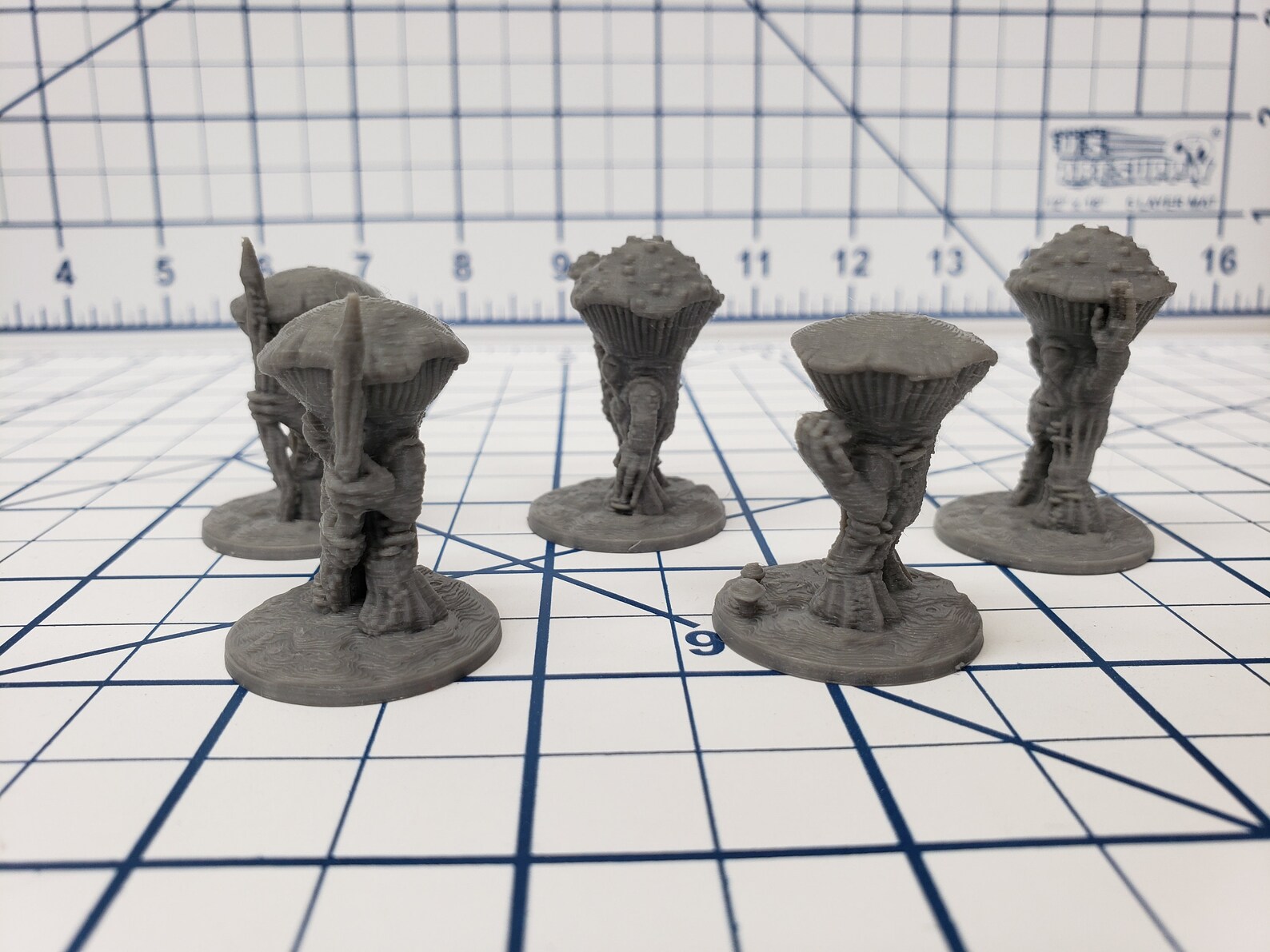 Set of 5 Mushroomfolk DND Pathfinder RPG Dungeon & - Etsy