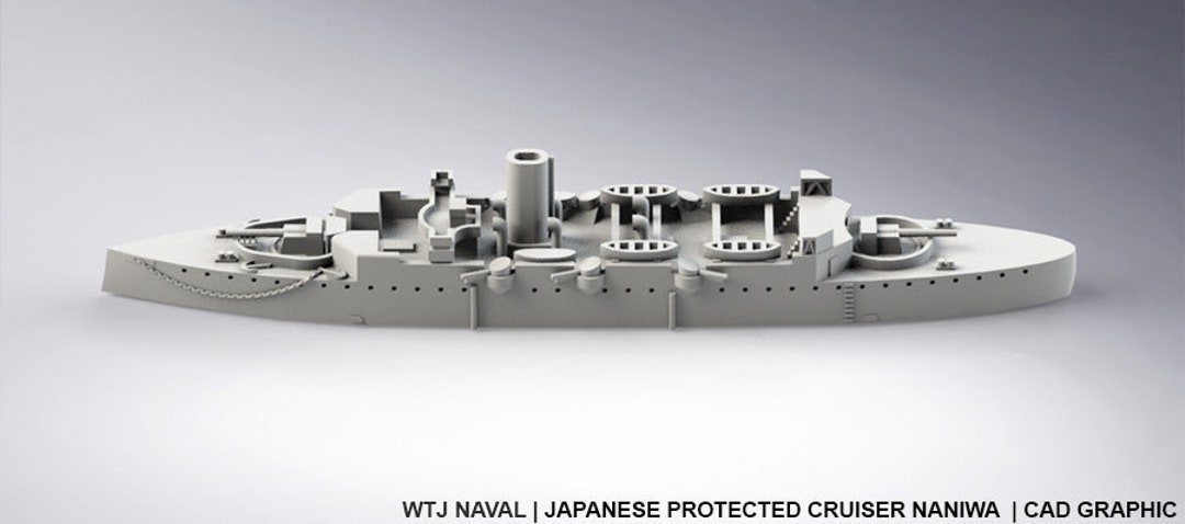 Naniwa - IJN Navy - Pre Dreadnought Era - Wargaming - Naval Miniature ...