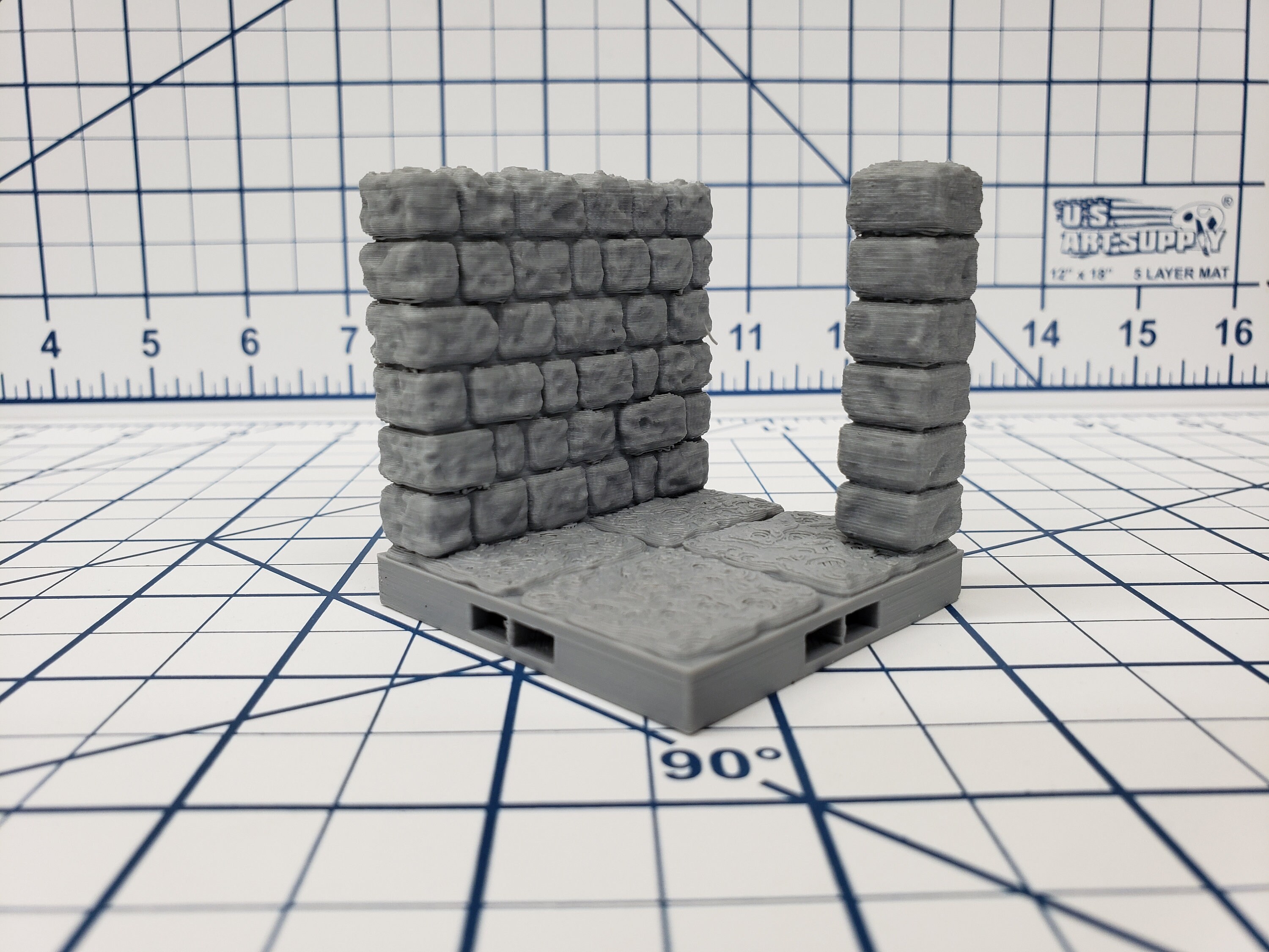 Dungeon Style Hallways and Pillar DragonLock DND | Etsy