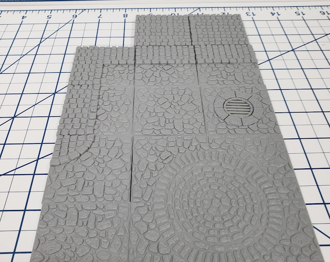 Sewer Tiles Dragonlock DND Pathfinder RPG Dungeon & - Etsy