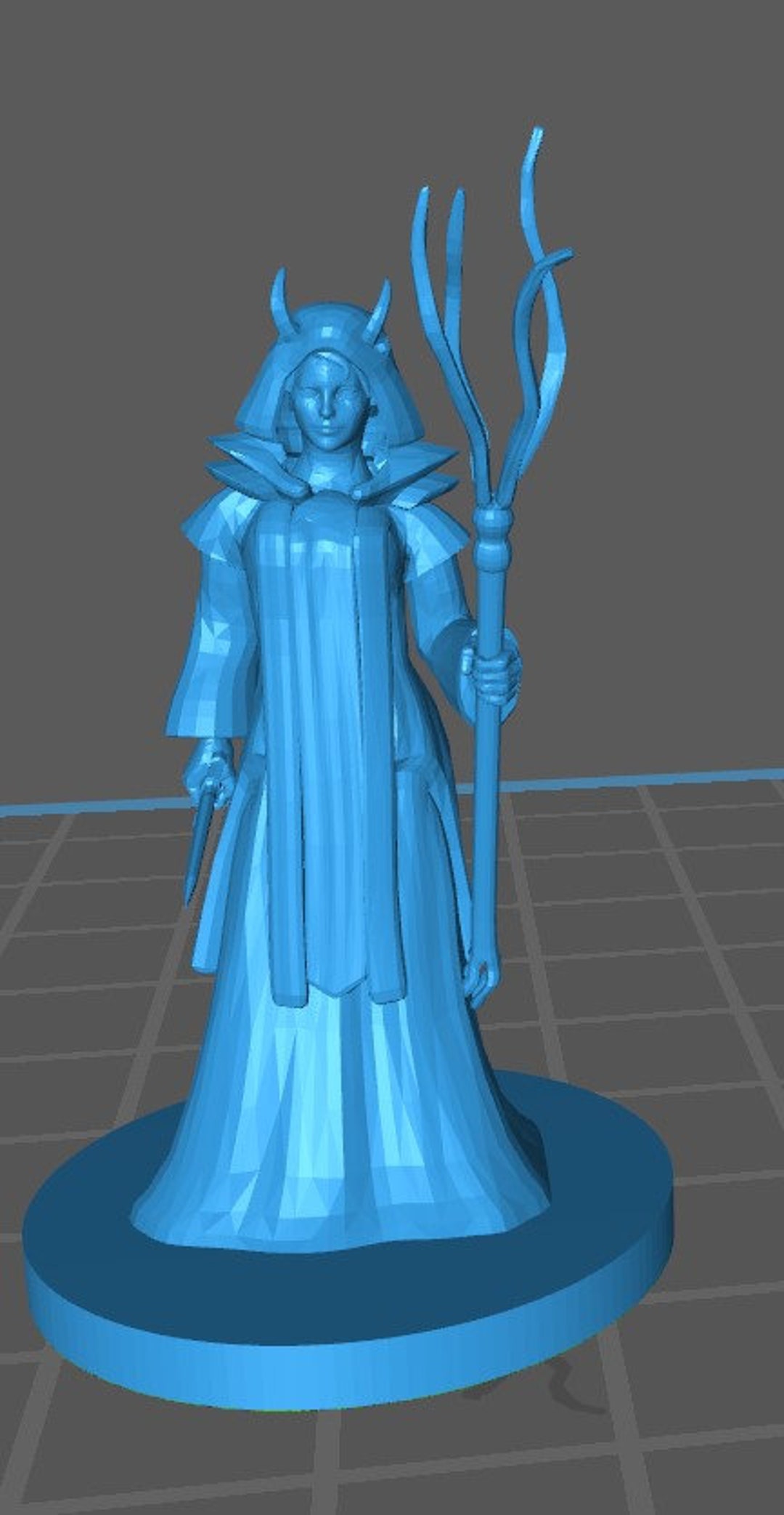 Tiefling Wizard Mini - DND - Pathfinder - Dungeons & Dragons - RPG ...