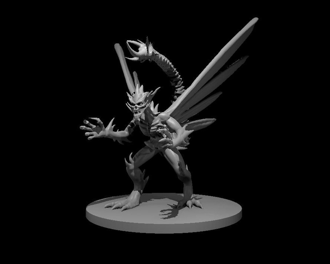 Bone Devil Mini DND Pathfinder Dungeons & Dragons RPG - Etsy