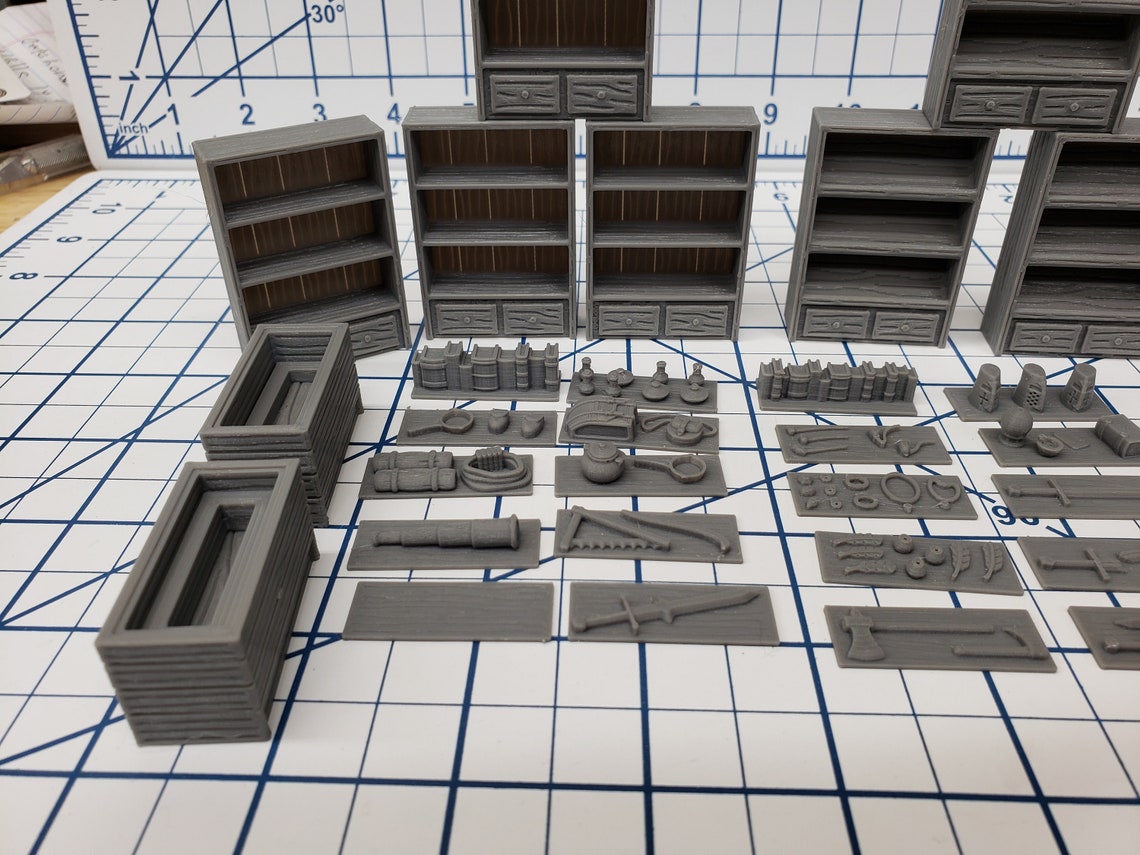 Large General Goods Store Set Hero's Hoard EC3D RPG - Etsy