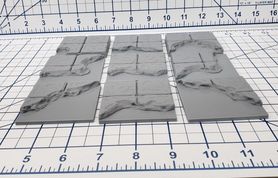 Water Floor Tiles EC3D DND Pathfinder Dungeons & | Etsy