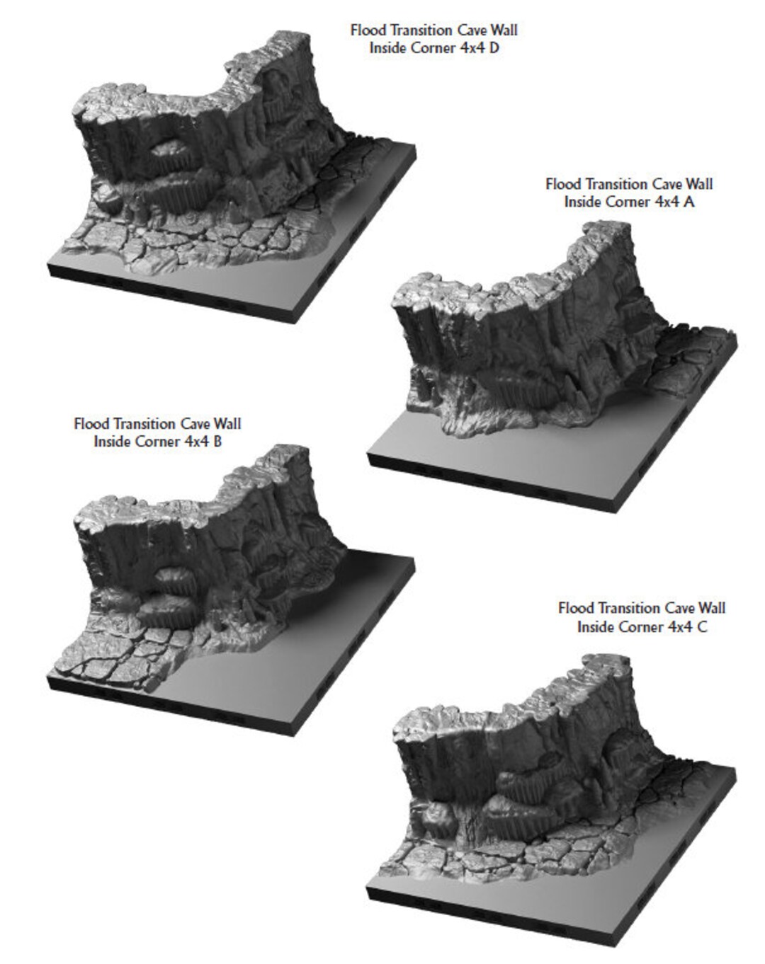 Flooding Cave Walls Inside Corners 28 Mm / 1 Dragonlock DND Pathfinder ...