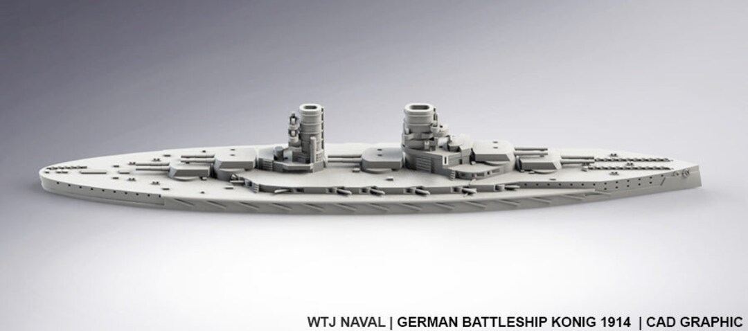 Konig 1914 - German Navy - Pre Dreadnought Era - Wargaming - Naval ...