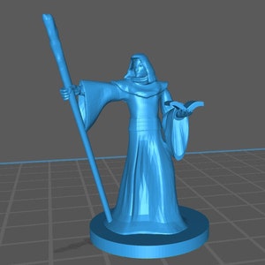 Human Wizard Mini - DND - Pathfinder - Dungeons & Dragons - RPG ...