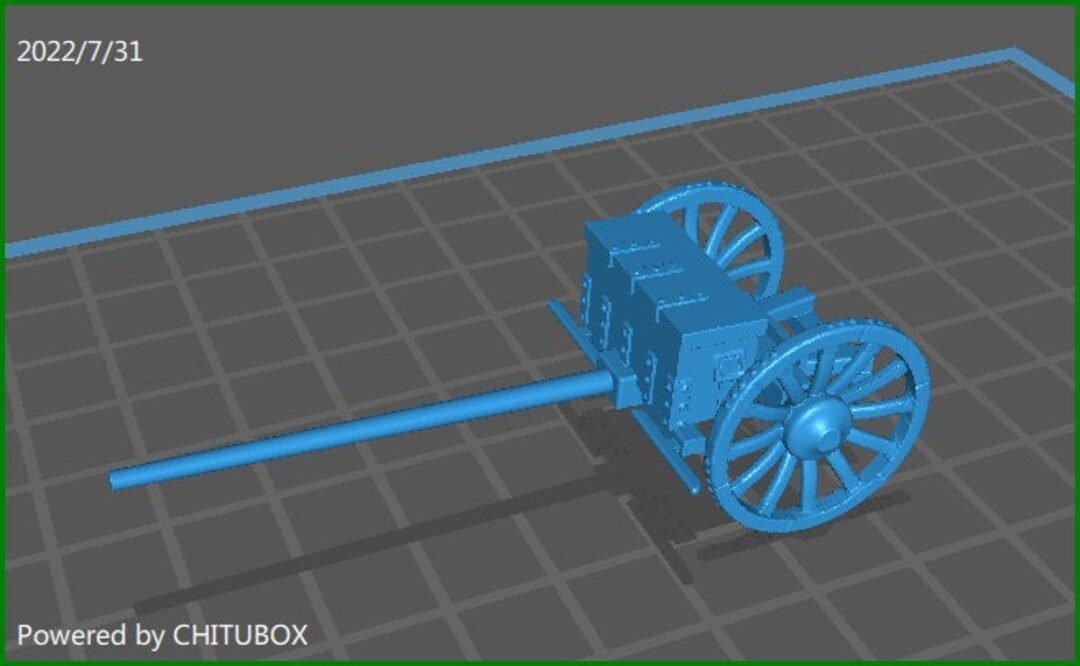 Napoleonic Austrian Limber - Great for Table Top War Games and Dioramas ...