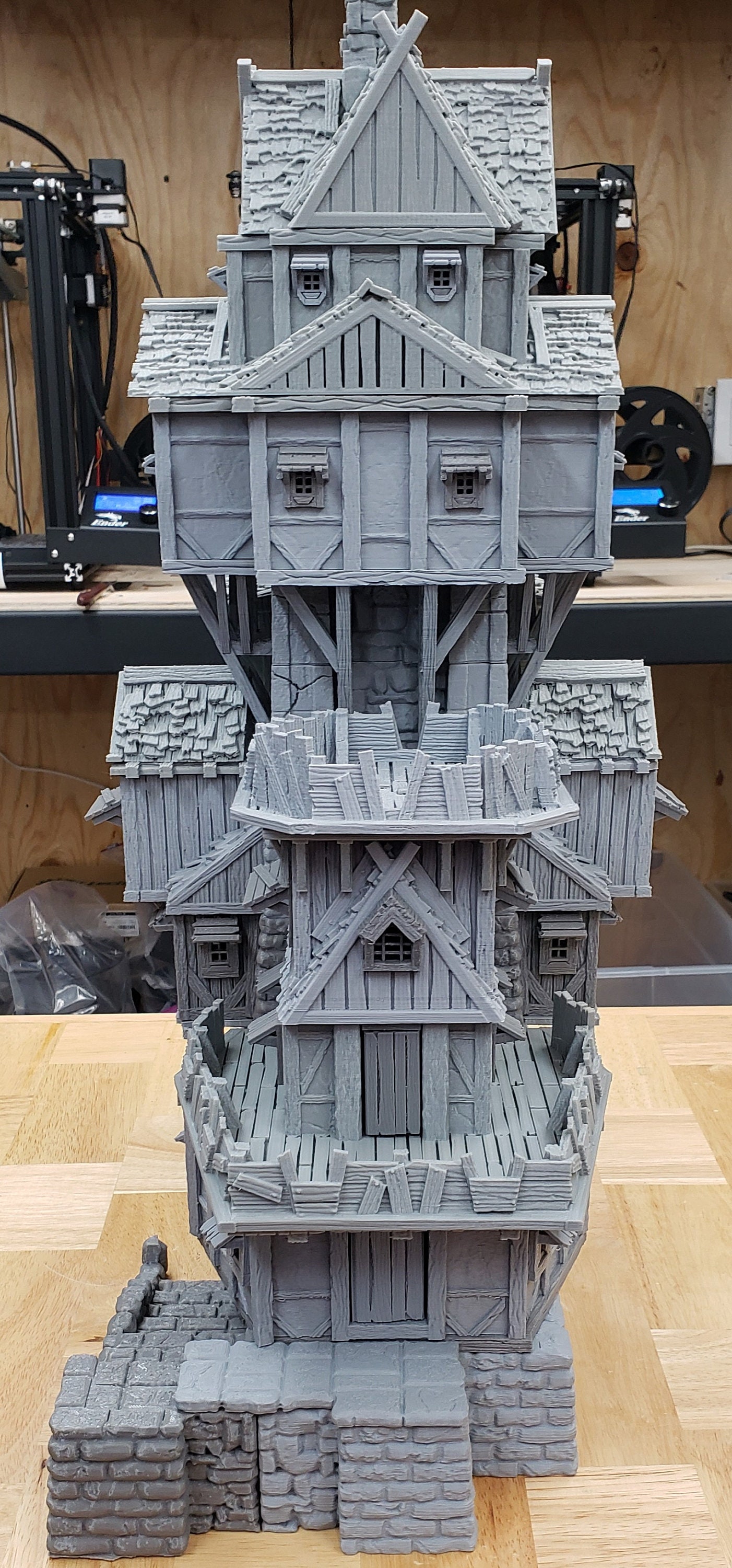 Iron Wheel Trade Guild Tower DND Pathfinder Dungeons & | Etsy