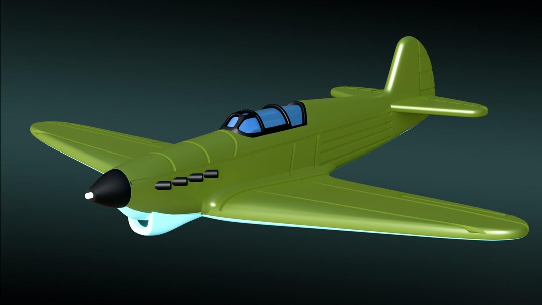 Yakovlev Yak-1 - Battle Planes of WWII - 1/200 Scale - Wargame3d - Etsy