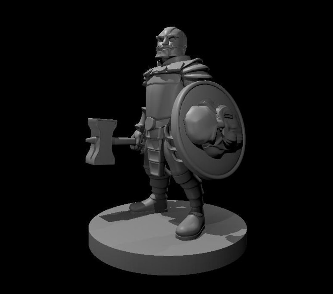 Animated Dwarven Armor Mini - DND - Pathfinder - Dungeons & Dragons ...