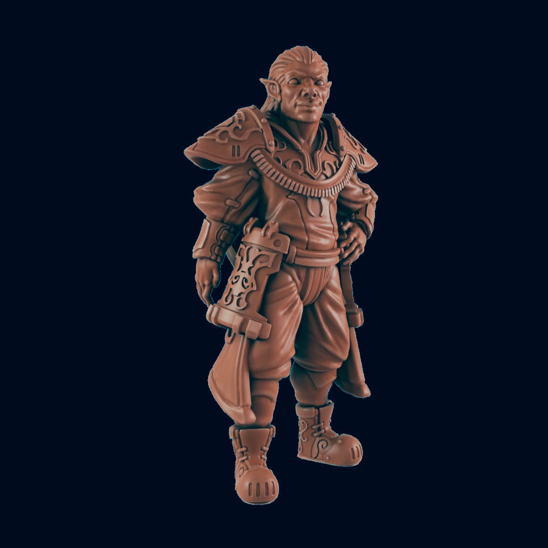 Elven Noble - Bolts and Brimstone - Minis - EC3D - Steampunk - Scifi ...